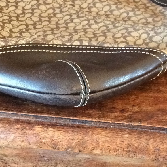 Coach | Bags | Coach Crossbody Two Tone Bag With Leather Accents | Poshmark